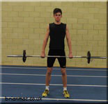 Deadlift - a weight lifting exercise